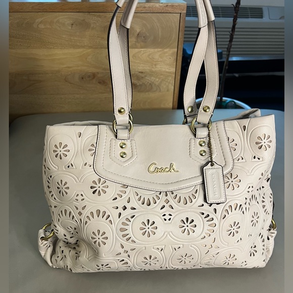 Coach | Bags | Coach Madison Sofia Laser Cut Large Shoulder Bag | Poshmark